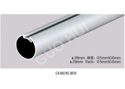 China Silver Anodised Aluminium Curtain Track For Hand Operated Metal Rolling Shutters ∮ 28mm for sale