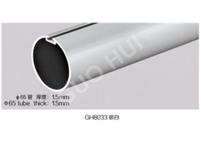China Anodised Aluminum Extrusion Tube , Window Roller Shutters Extra Long Curtain Rods for sale