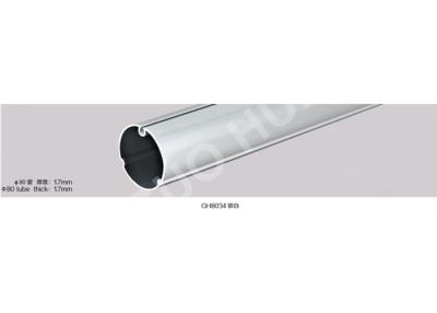 China Lightweight Durable Aluminum Tube Extrusion , Customized Shower Curtain Rails for sale