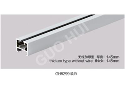 China Powder Coated Aluminum , Extruded Aluminum Channel Thicken Type Without Wire for sale