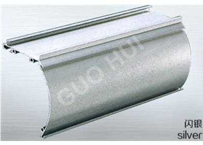 China Sand Blasting Anodized Aluminum Extrusions Profiles For Curtain Silver Color 06 # for sale