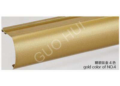 China aluminium electrophoresis profiles for curtain, gold color 04 #, OEM welcome for sale