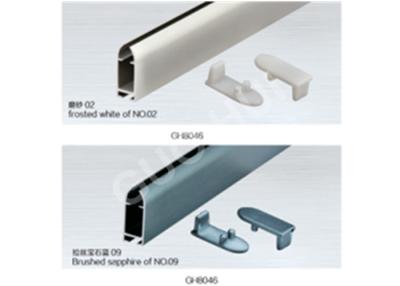 China bottom rail of roller shutter series Aluminium Channel Sections different colors frosted white for sale