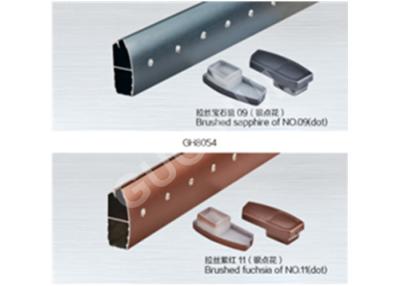 China bottom rail of roller shutter series channel extrusions aluminum moldings trim different colors for sale