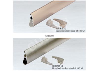 China T5 T6 6063 Aluminium Channel Profiles , Curtain Rail System Aluminum Channel Shapes Weather Resistance for sale