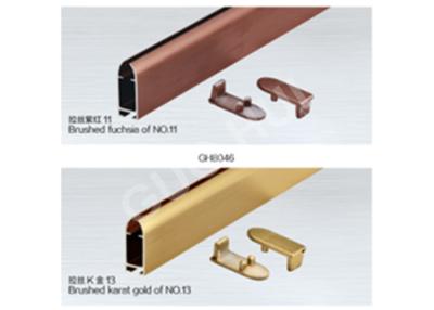 China High Corrosion resistance 6063 T5 Aluminium Channel Sections with Custom Size and Color for sale