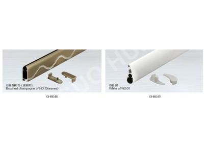 China Polished / Brushed Aluminum Extrusion Shapes With 6063 Series Aluminium Material for sale