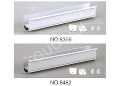 China Soft Sheer Curtain Tracks And Accessories , Aluminum Extruded Sections Pelmet for sale