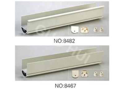 China Aluminium Track Extrusions With 6063 Aluminium Alloy Material Customized GB5237 EN755 for sale