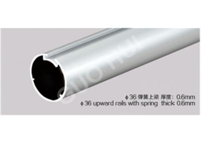 China T5 T6 Anodized Aluminum Extrusions , Track System Curtains Extruded Aluminum Trim for sale