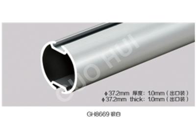 China Matte Finish Anodized Aluminum Tubing For Window Curtain Track System ISO14001 for sale