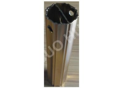 China Bright Polished Aluminium Tube For Home / Hotel / Office Window Curtain Rods for sale