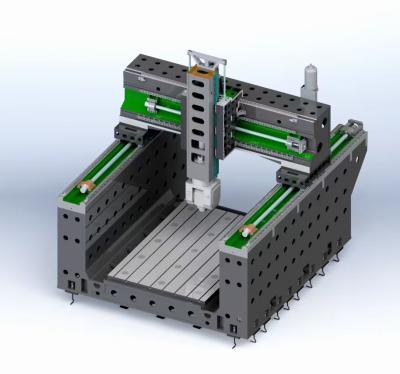 Cina Tipo ponte testa oscillante macchina di lavorazione a cinque assi 12000/15000/20000/24000 giri/min in vendita