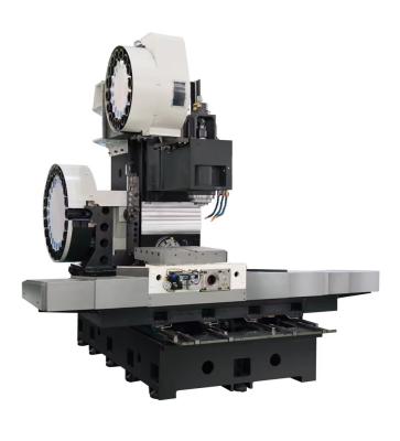 China Vertical + Cnc Horizontal Machining + Rotary Table Double Spindle for sale