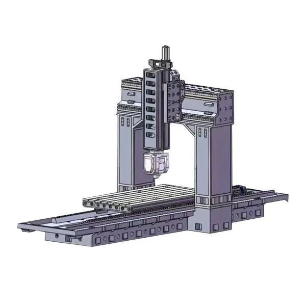 Quality Gantry 5 Axis Cnc Machine Mechanical Structure Gantry Width 1500mm 3500mm for sale