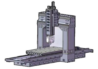 China Gantry Type Tilting Head 5-Axis Machining Center for sale