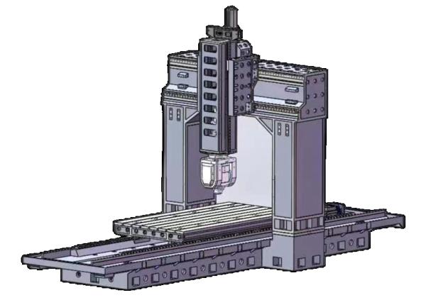 Quality High Precision Gantry Type Tilting Head 5 Axis CNC Machining Center for Large for sale