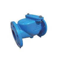 Quality DIN Flanged Swing Check Valve Resilient Seat PN16 Easy Installation for sale