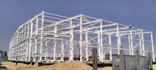 Quality Prefabricated Light Steel Structure Warehouse Strong Cross Section Steel Columns for sale