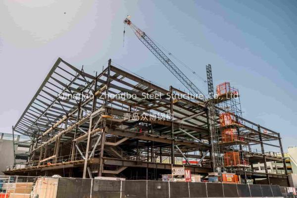 Quality Q355 Q235B Heavy Duty Steel Structure Workshop Constructions Providing Shelter for sale