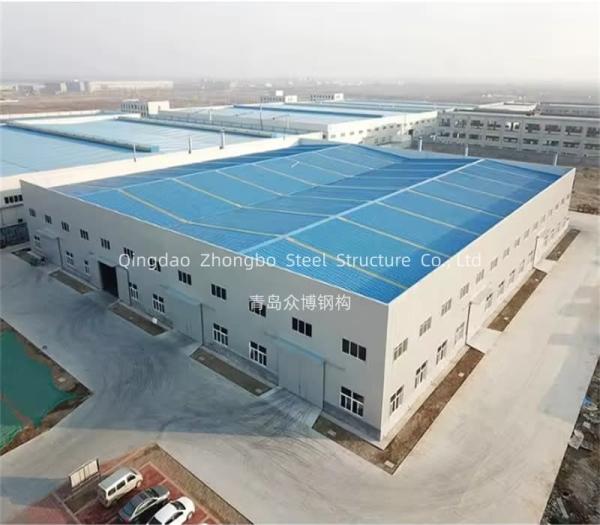 Quality Q355 Q235B Prefabricated Workshop Steel Structure Units 1.0mm-2.0mm FRP Sheet for sale