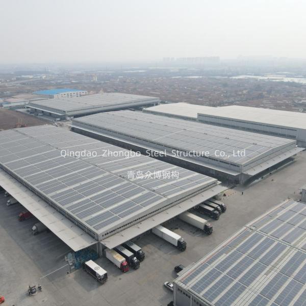 Quality High Strength Steel Structure Workshop Frameworks EPS Fiberglass Rockwool PU Cladding for sale