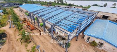 China Steel Structure Building Construction Providing Long Span Prefabricated Panels for Industrial and Warehouse Applications for sale