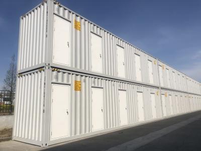 China 5 Separate Rooms Shipping Container Cabin / Metal Storage Container Houses for sale
