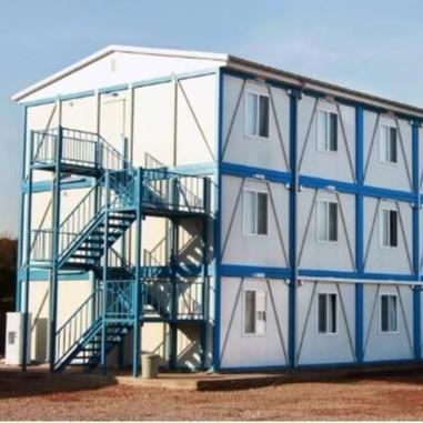 China As casas modulares da cabine pequena da dupla camada da casa pré-fabricada personalizaram a construção de aço à venda