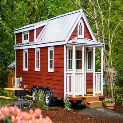 China 2 ton van de het Staalvilla van de Caravanaanhangwagen het Uiterst kleine Lichte Huis65m2 Te koop