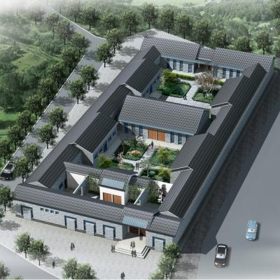 Cina La Camera d'acciaio leggera di lusso della villa/ha prefabbricato le case prefabbricate della costruzione del metallo in vendita