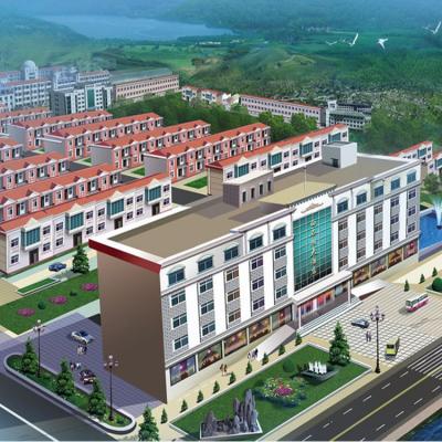 Cina La Camera d'acciaio leggera di lusso della villa/ha prefabbricato le case prefabbricate della costruzione del metallo in vendita