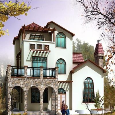 Китай 3 дома Г550 З275 Префаб рассказа гальванизировали катушку с парковкой гаража продается
