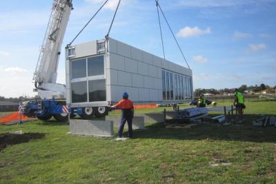 Cina Cabina prefabbricata del container del centro di villeggiatura con spazio all'aperto di Extanding in vendita
