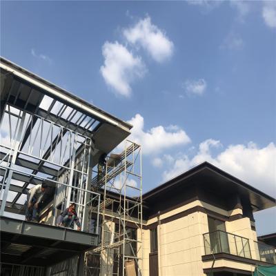China Case prefabbricate della costruzione del metallo della struttura di acciaio della vetroresina di Q235B for sale