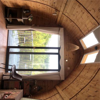 Cina Costruzione prefabbricata di legno anticorrosiva delle persone 27m2 della struttura 2 piccola fuori dalla cabina di griglia in vendita