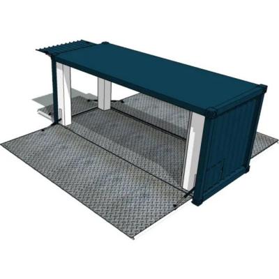 Cina caffè e negozio modulari del container della costruzione prefabbricata di 40ft per l'ufficio del caffè in vendita