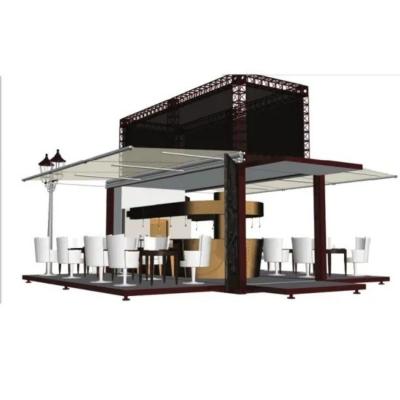 Cina Caffè prefabbricato d'acciaio Antivari della caffetteria del container della Camera minuscola modulare di 2 storie in vendita