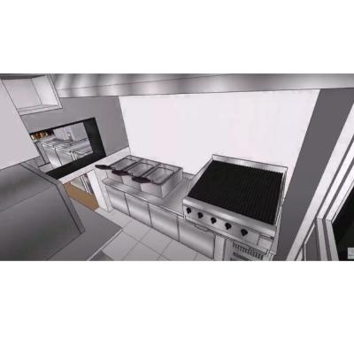 Cina caffè prefabbricato Antivari della caffetteria del container degli alimentari veloci mobili 40ft della via di 20ft in vendita