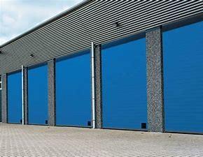 China Scivolamento all'aperto automatico delle porte sezionali industriali sopraelevate doppio for sale
