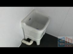 Il pavimento insonorizzato B1 del compensato di 18mm rende incombustibile le case minuscole prefabbricate modulari