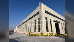 Steel Warehouse Building Secure Industrial Storage