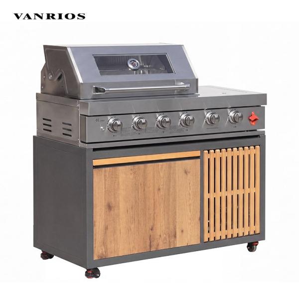 Quality Framework Aluminum Freestanding Gas Grills SUS304 With Thermal Distribution Heat Retention for sale