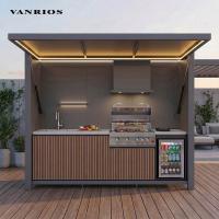 Quality All In One Outdoor BBQ Station With 4 Burner Grill Weather Ready 723 × 460 Mm for sale