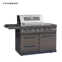 Quality Professional Stainless Steel Grill Cabinet Unit With Multi-Burner Gas Grill for sale