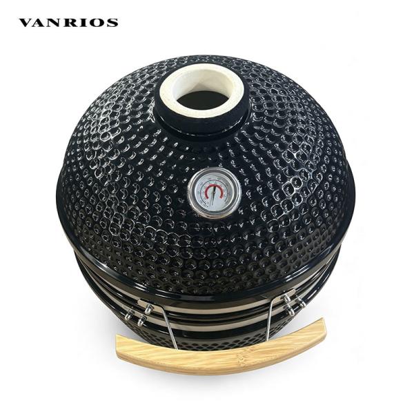 Quality Premium 21 Inch Egg Ceramic Charcoal Grill For Resorts Backyard BBQ for sale