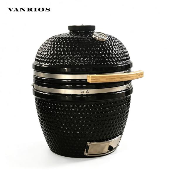 Quality Premium 21 Inch Egg Ceramic Charcoal Grill For Resorts Backyard BBQ for sale