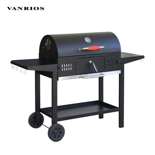 Quality Classic Freestanding Charcoal Smokers Grill With Side Shelves  25.8kg for sale