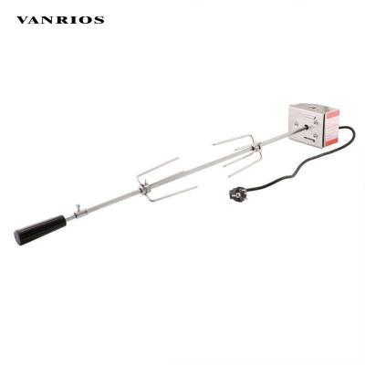 China S304 Stainless Steel Electric BBQ Rotisserie Kit For Outdoor Grill Accessories for sale