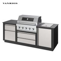 Quality Refined Stainless Steel Prefabricated Outdoor Kitchen Islands With Professional for sale